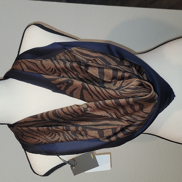 Fendi | Accessories | Nwt Authentic Fendi Silk Scarf | Poshmark